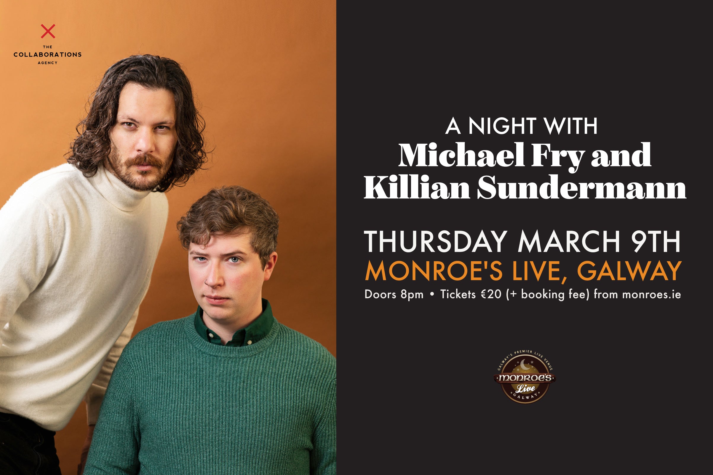 A Night With Michael Fry & Killian Sundermann – monroesgalway
