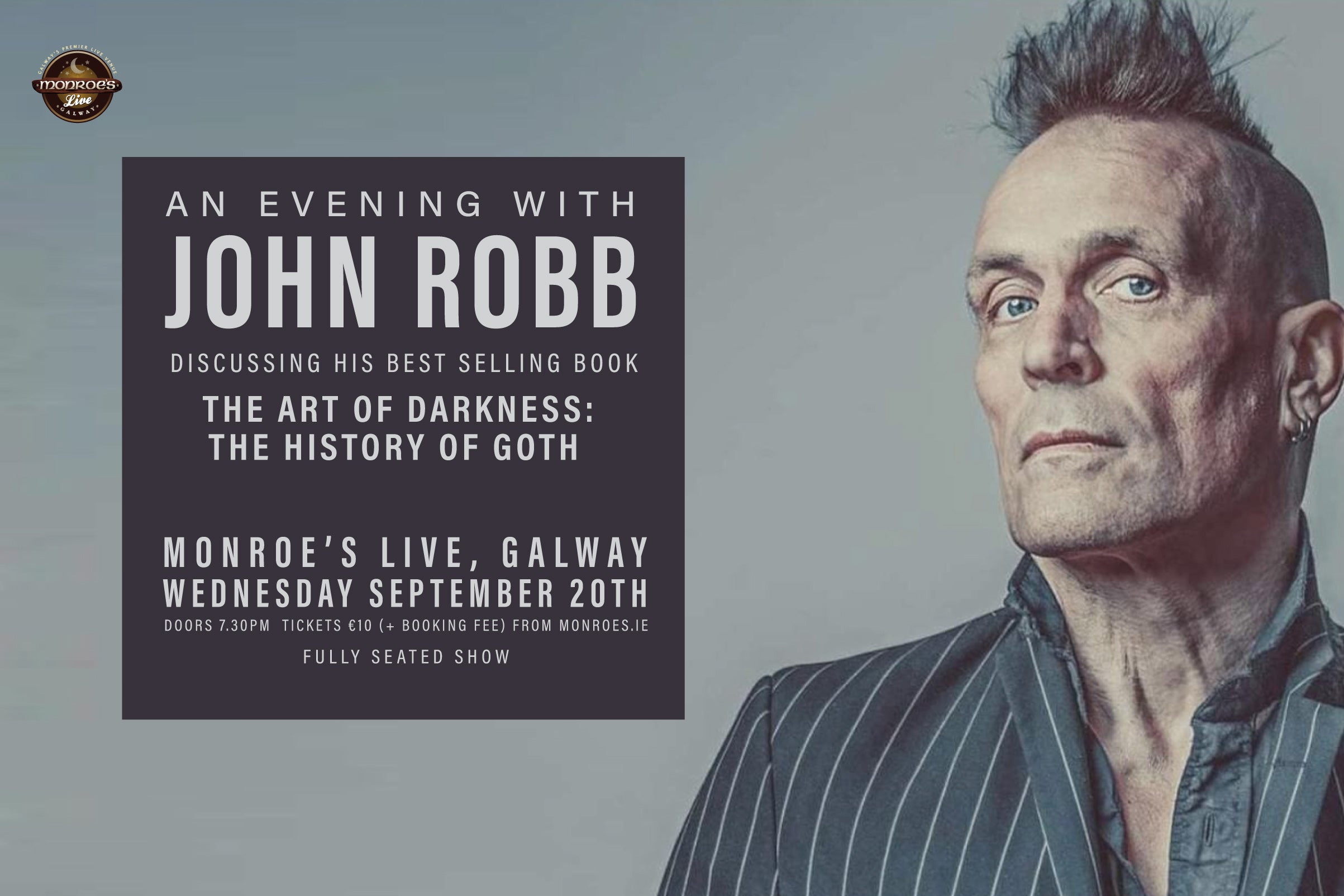 An Evening with John Robb – monroesgalway